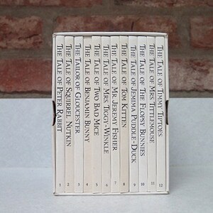 The Peter Rabbit Library by Beatrix Potter Complete Box Set 1989 - Etsy