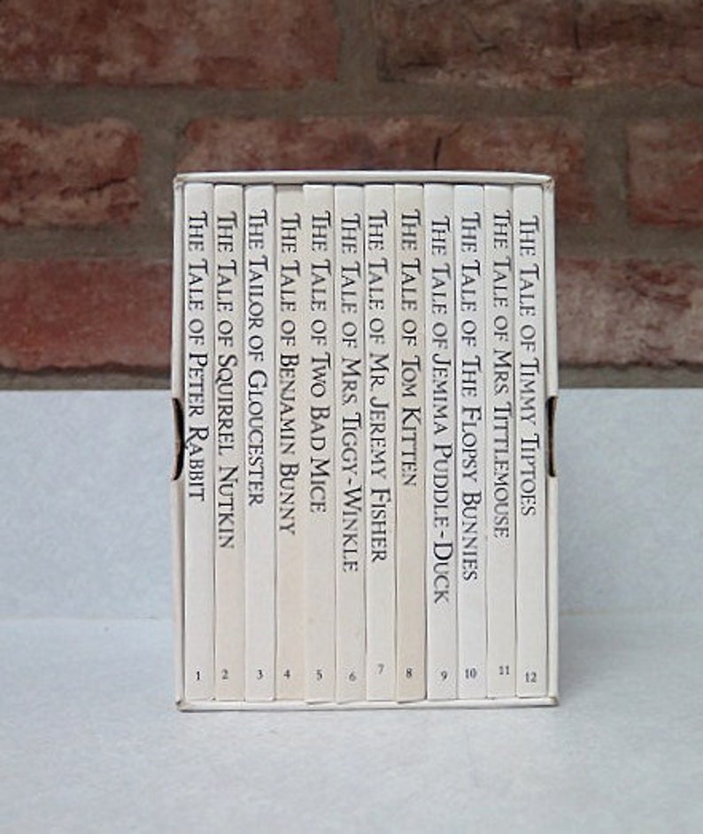 The Peter Rabbit Library by Beatrix Potter Complete Box Set - Etsy