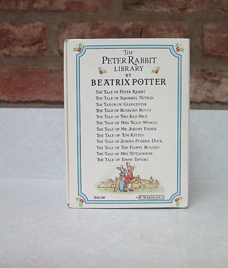 The Peter Rabbit Library by Beatrix Potter Complete Box Set - Etsy