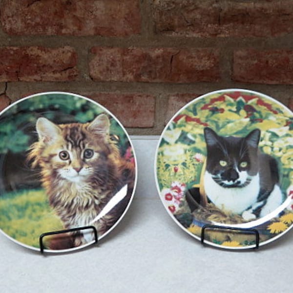 8 Cat Plates - Etsy