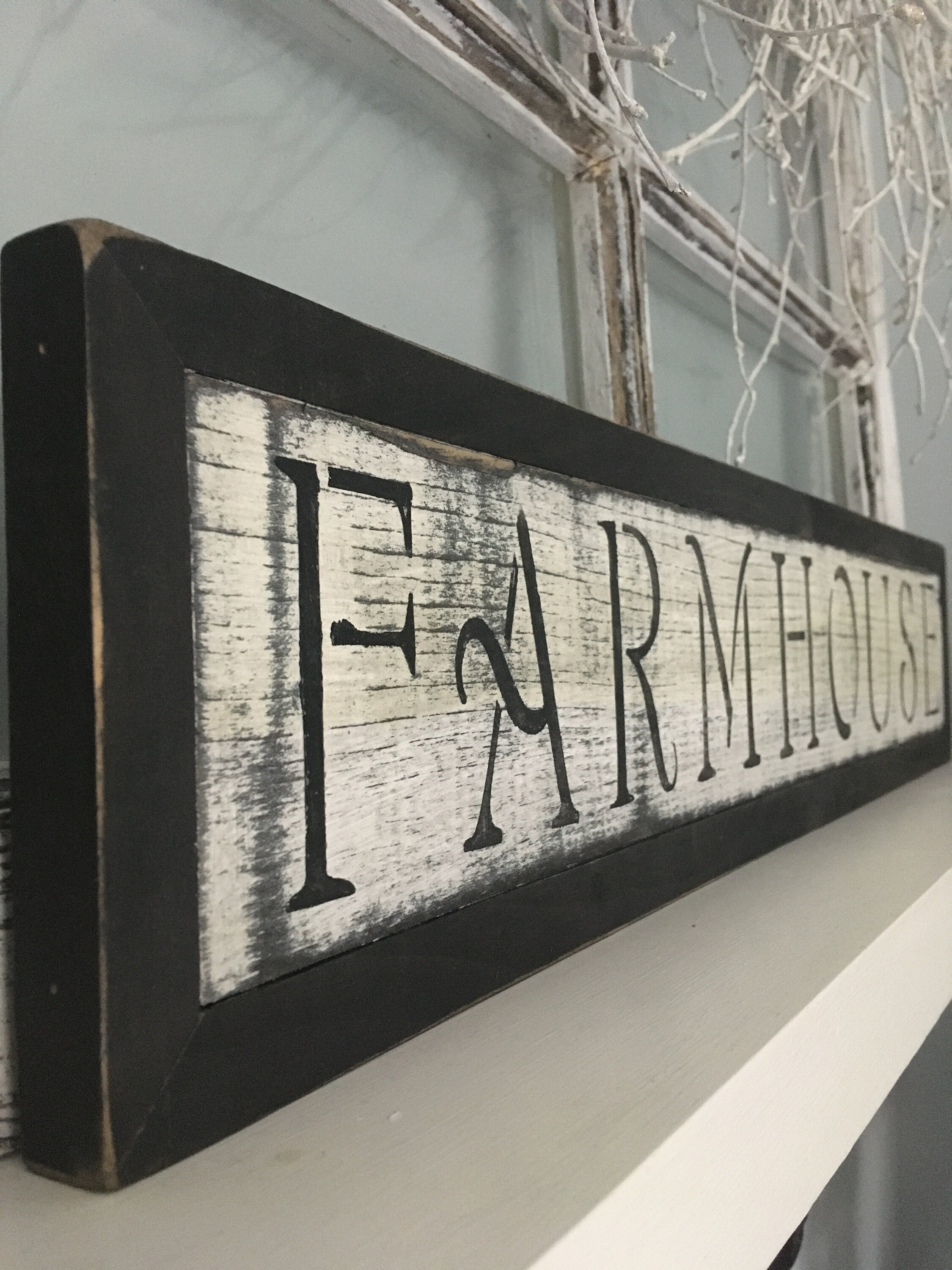 Rustic FARMHOUSE Wooden Sign | Etsy