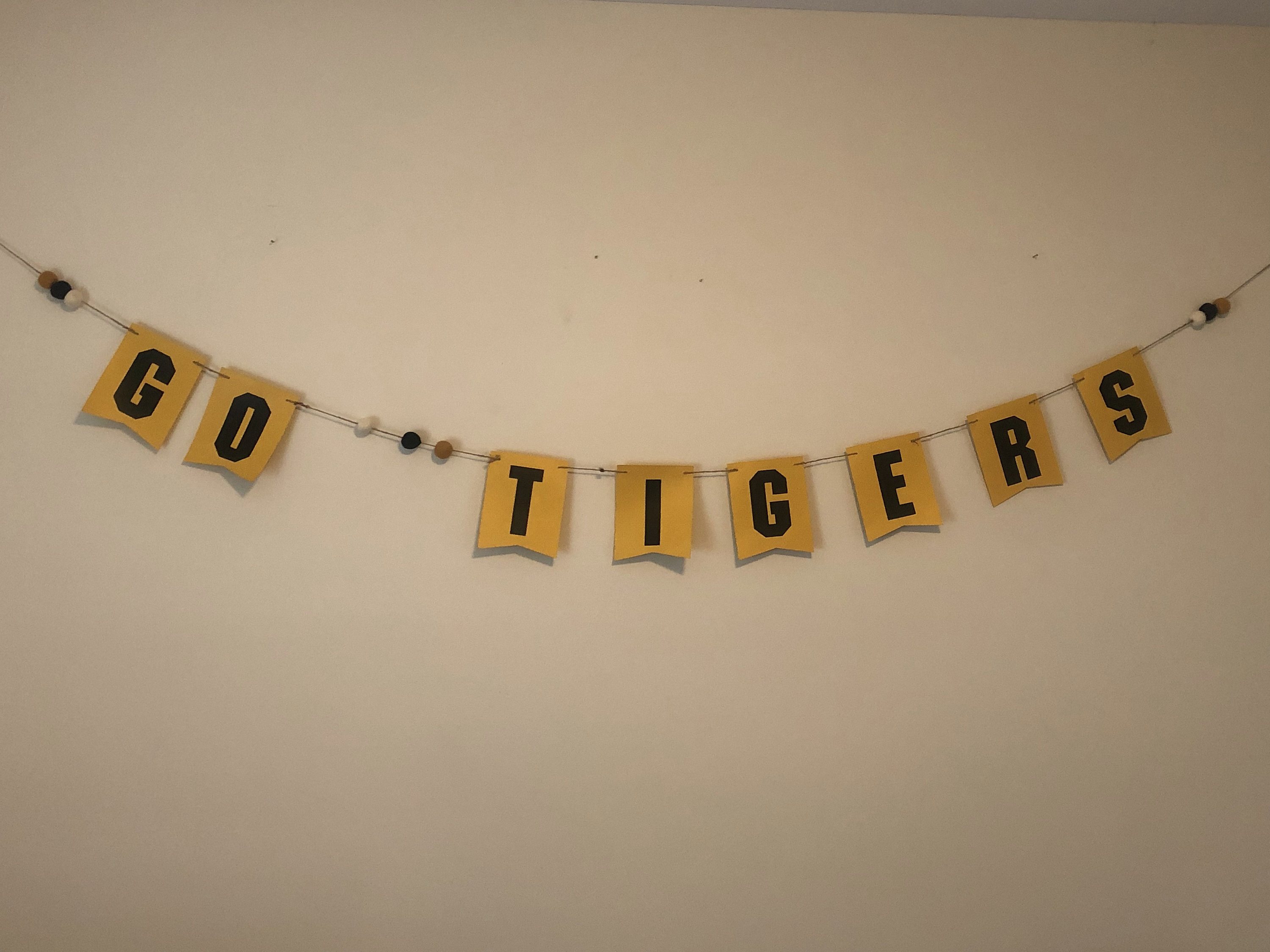 Go Tigers Missouri Team Pennant Banner - Etsy