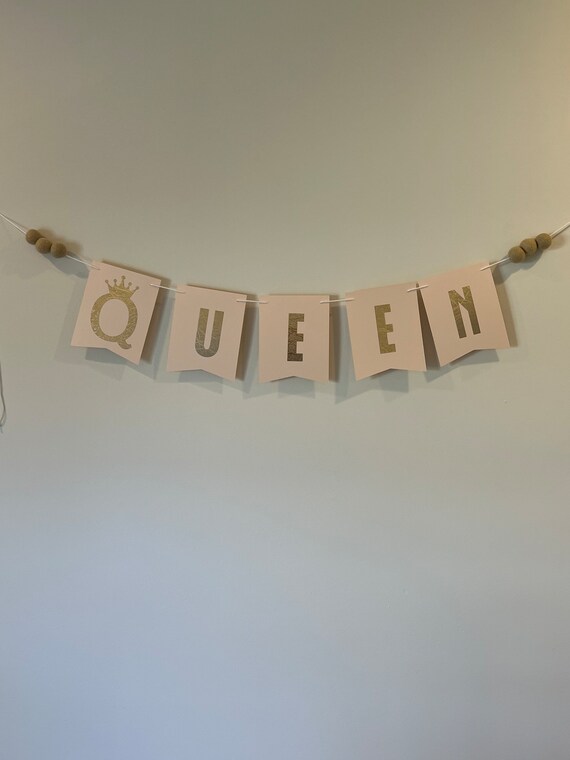 Queen Birthday Bride Pennant Banner - Etsy
