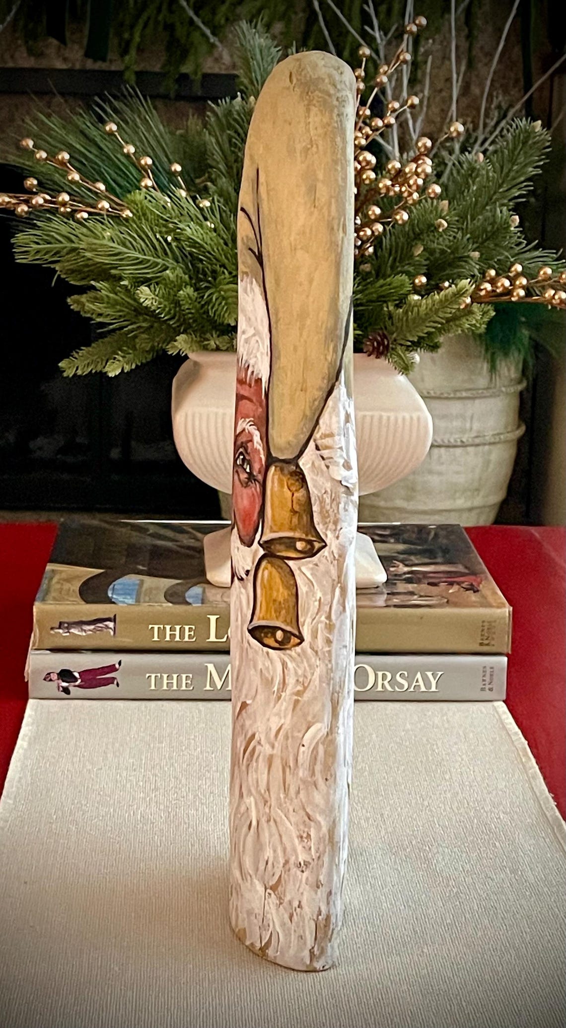 Santa Head With Bells - Etsy