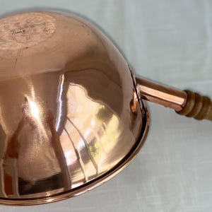 Hammered Copper Wok With Rauli Wood Handle - Etsy