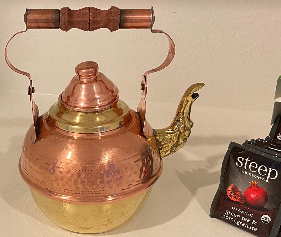 Italian Copper/bronze Tea Pot( Kettle) - Etsy Ireland