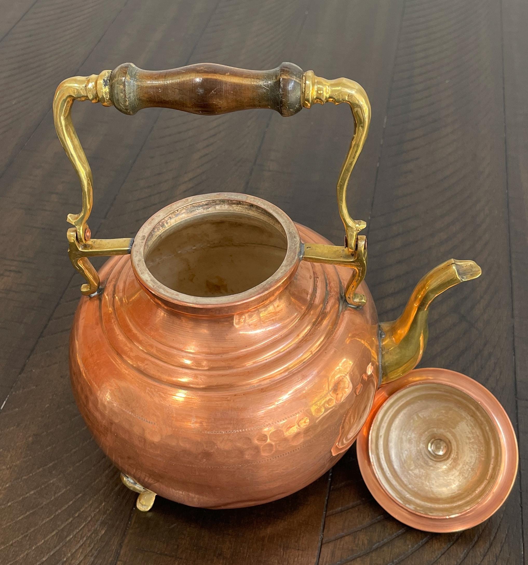Copper Bronze Italian Tea Pot {clearance} - Etsy