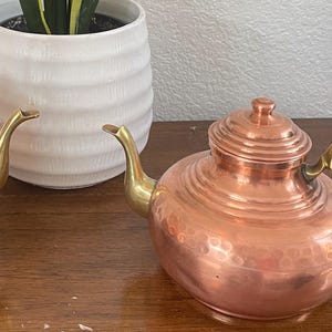 Decorative Copper Teapot | Chilean Handcrafted Home Decor (decoration ...