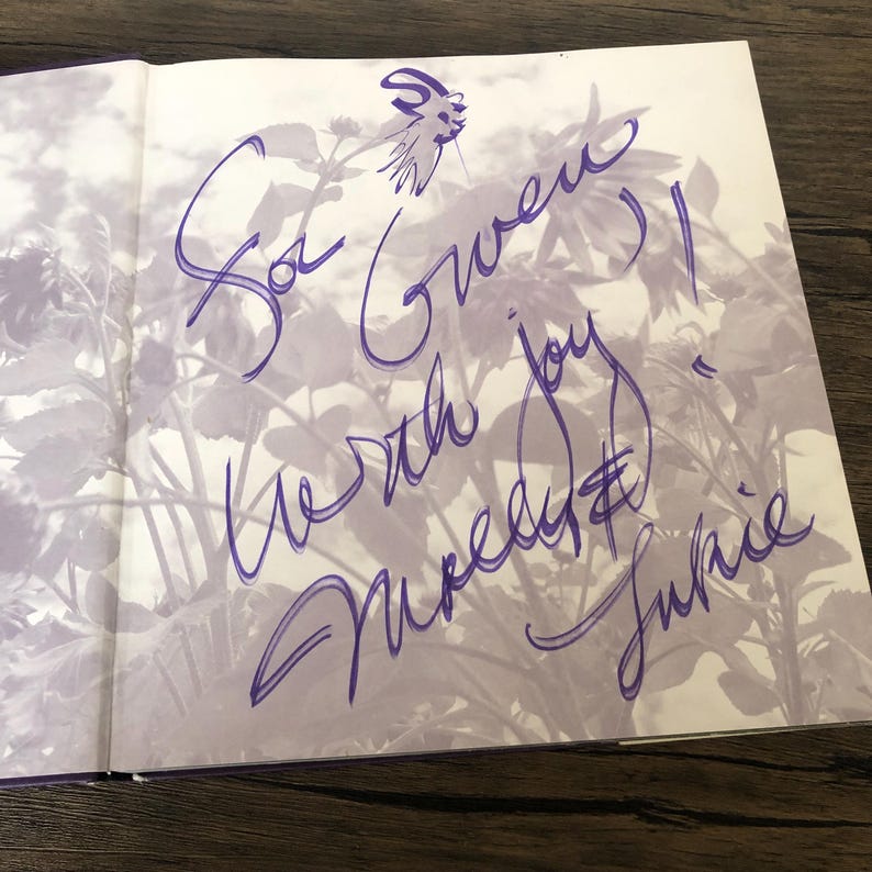 SIGNED Molly Chappellet A Vineyard Garden Hardcover - Inscribed by ...