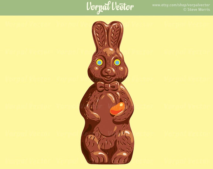 Chocolate Easter Bunny Clipart, Easter Clip Art, Rabbit, Jelly Bean ...