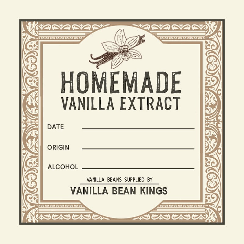 Vanilla Labels - Etsy