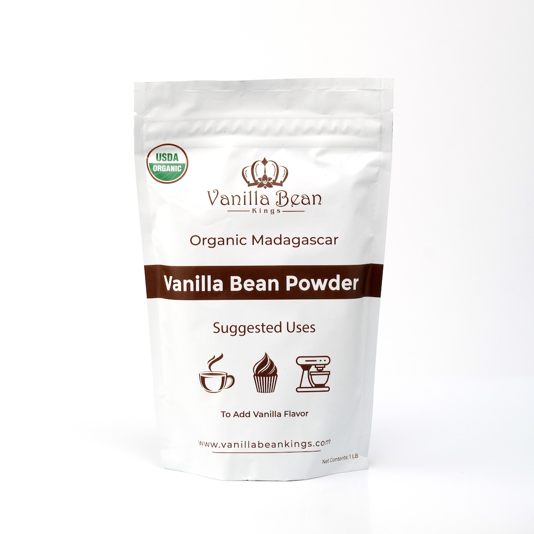 Organic Madagascar Vanilla Bean Powder – Pure Ground Vanilla - Etsy