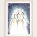 Heavenly Father and Heavenly Mother Spiritual Art Print - Religious ...