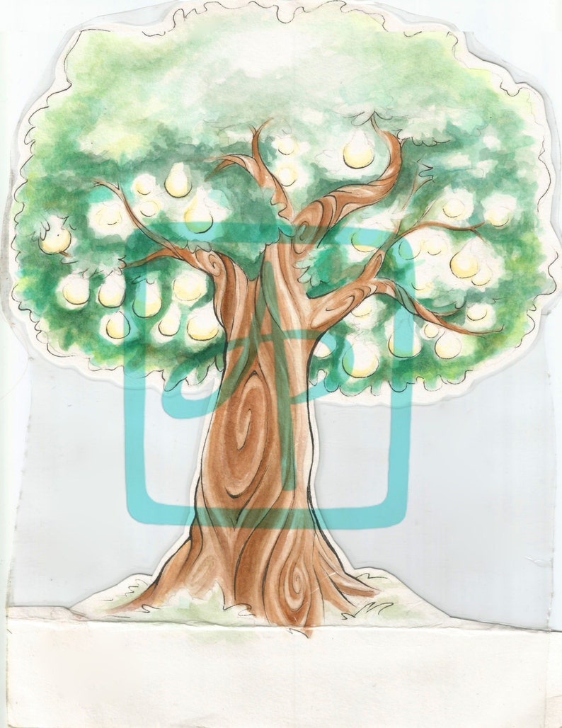 Tree of Life Teaching Aid, Book of Mormon Primary Lesson, FHE Visual ...