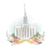 Seattle LDS Temple With Floral Banner, Mormon Art, Young Women’s ...