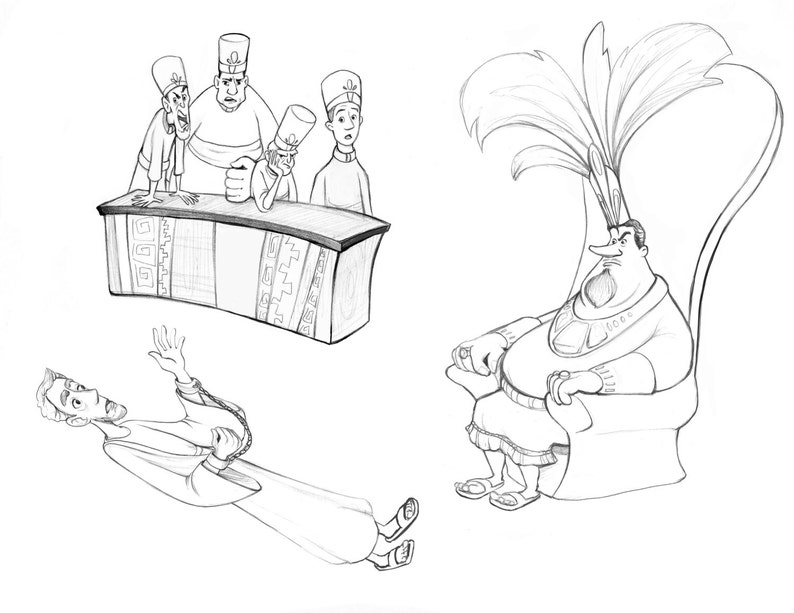 Book of Mormon Abinadi Coloring Page Teaching Aid, Primary Lesson, King ...