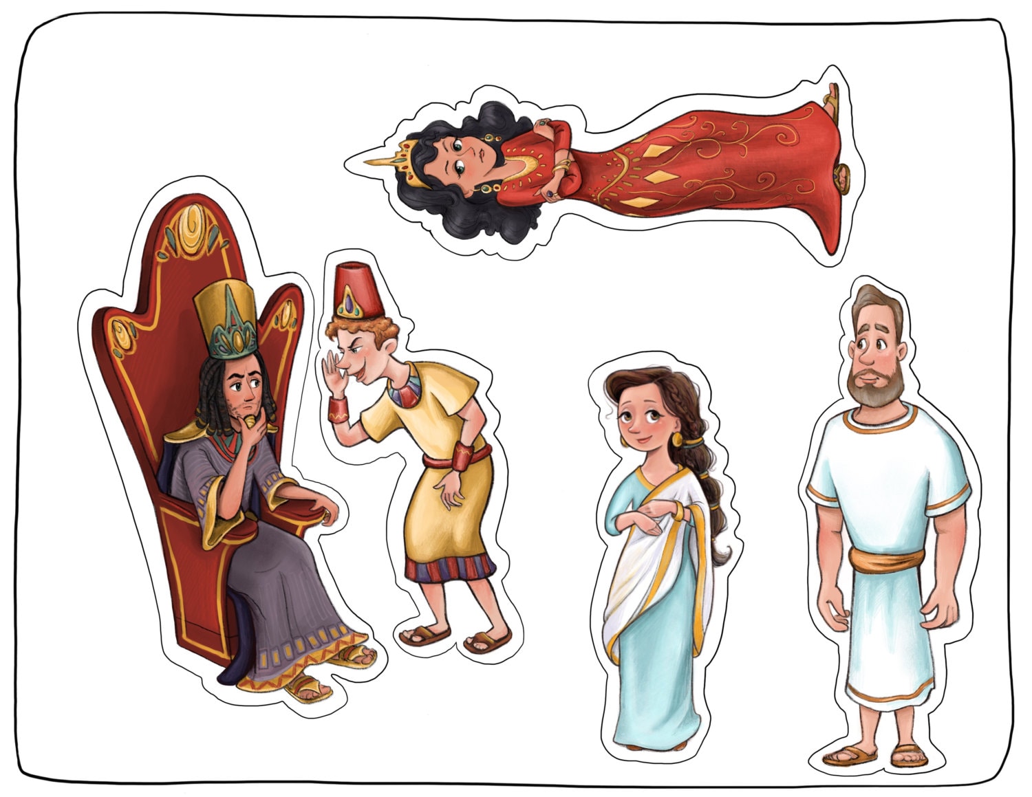 La reina Ester kit de ayuda de enseñanza escuela dominical | Etsy