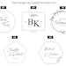 10 Personalised Wedding Twister Duo USB Stick & White Magnetic Box ...