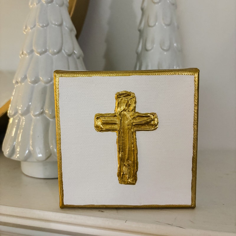 Cross Canvas - Etsy