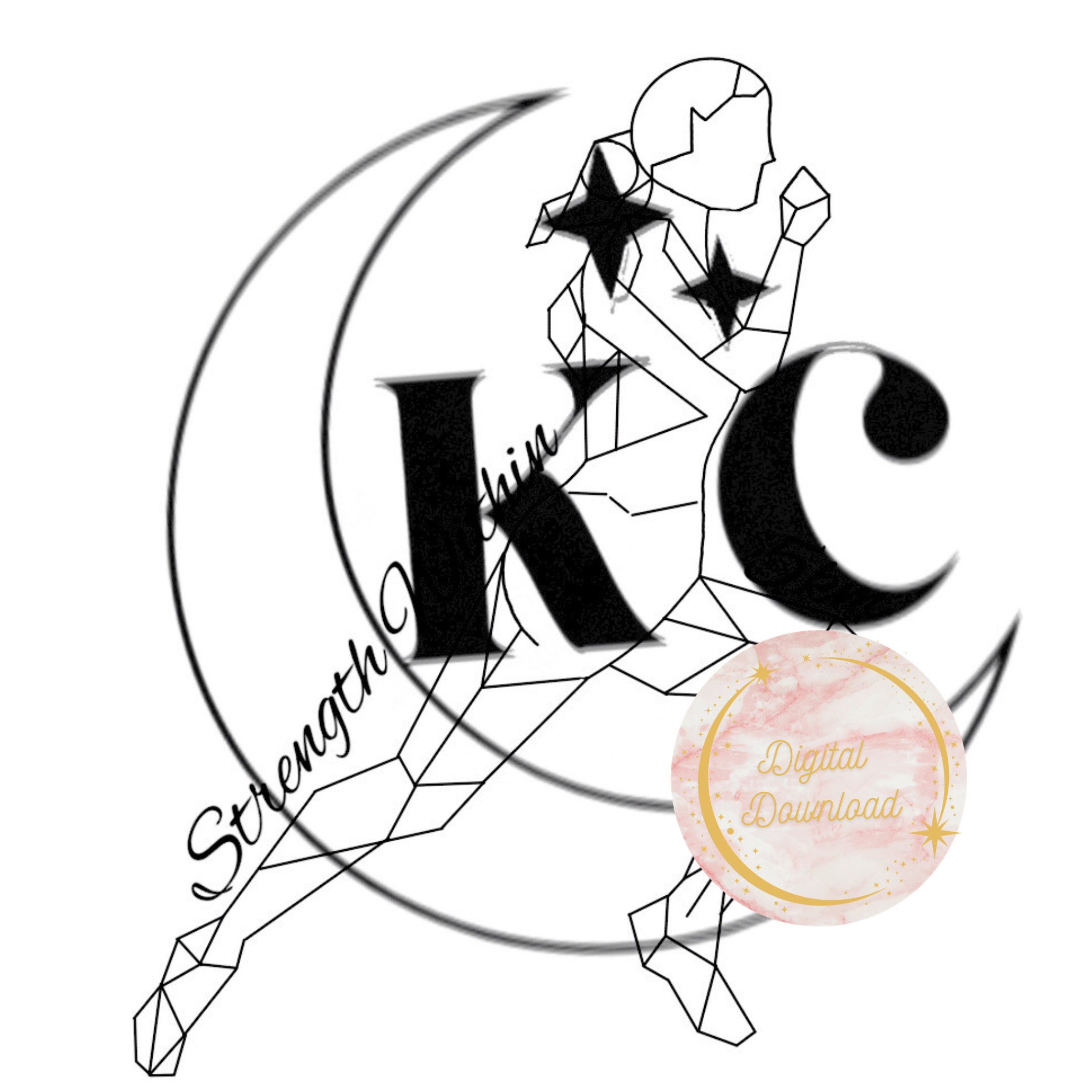 Running Female, Geometric Shapes, Tattoo Design, 13.1 26.2, 5km, 10km ...