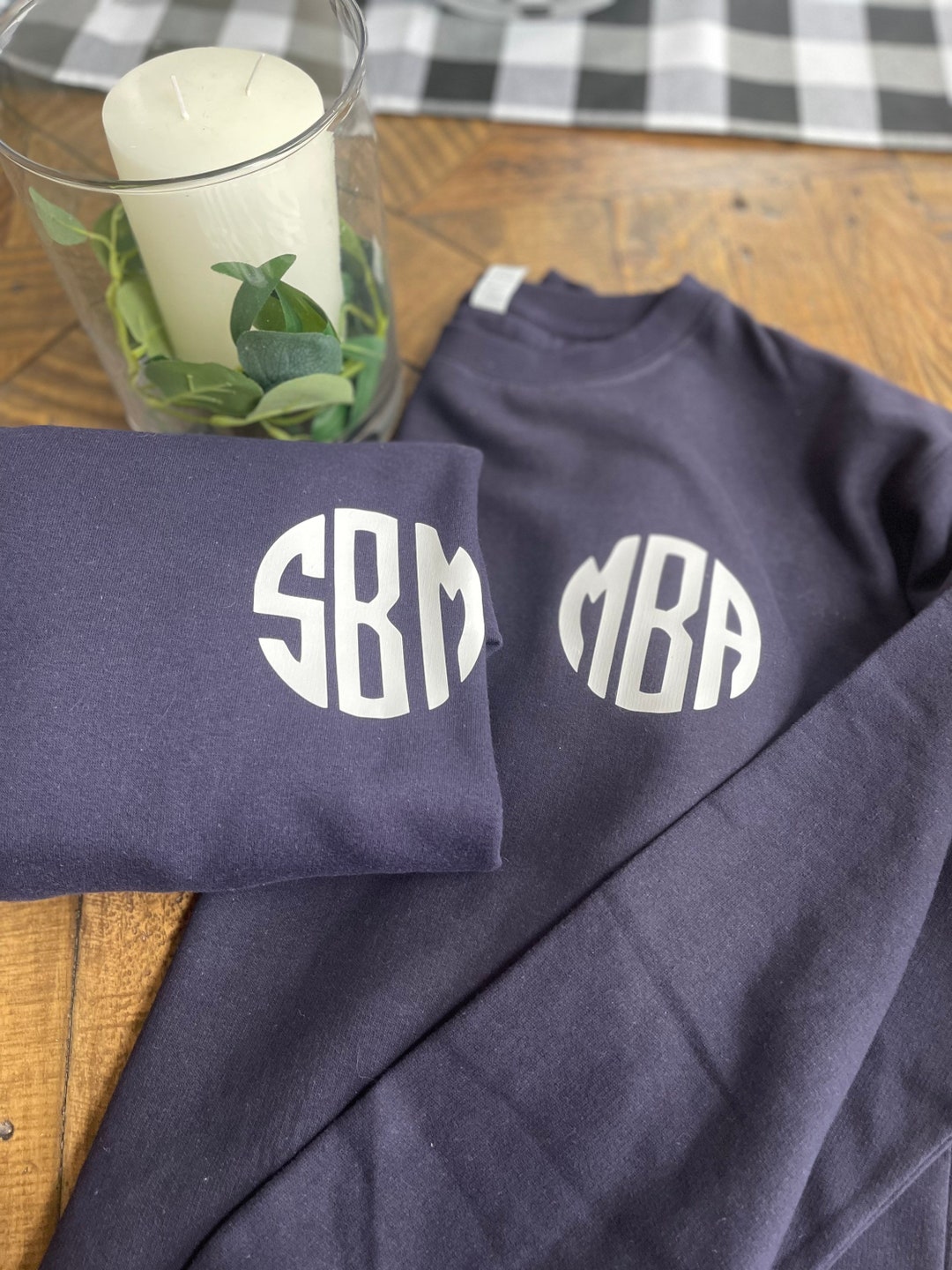 Pocket Monogram Sweatshirt| Personalized Sweatshirt| Custom Sweater ...