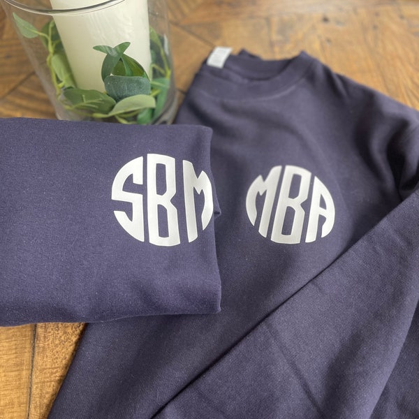 Monogram Sweatshirt - Etsy