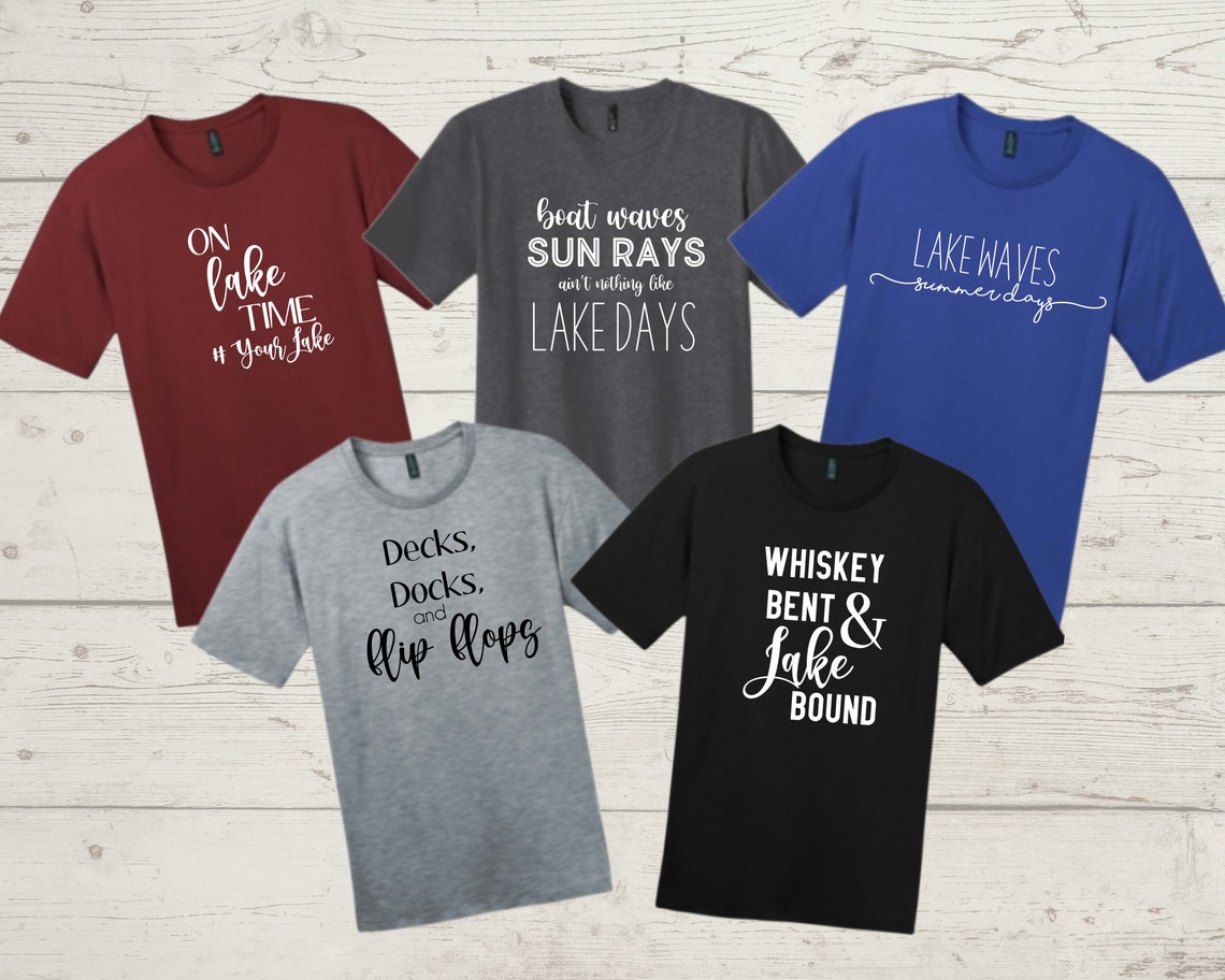 Lake Life Shirts| Choose Your Design Lake Shirt - Etsy