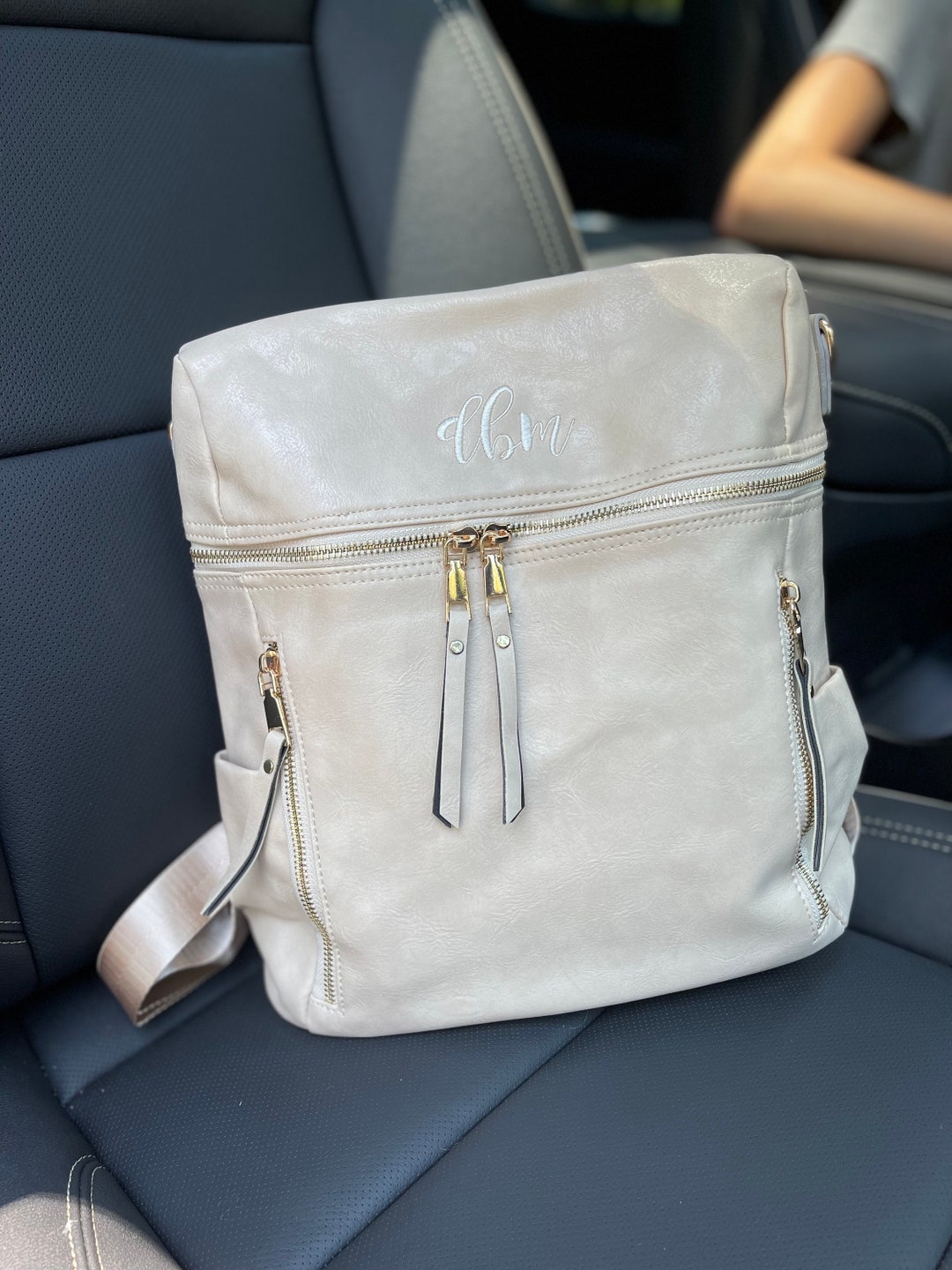 Bella- Convertible Backpack With Makeup Pouch - Etsy