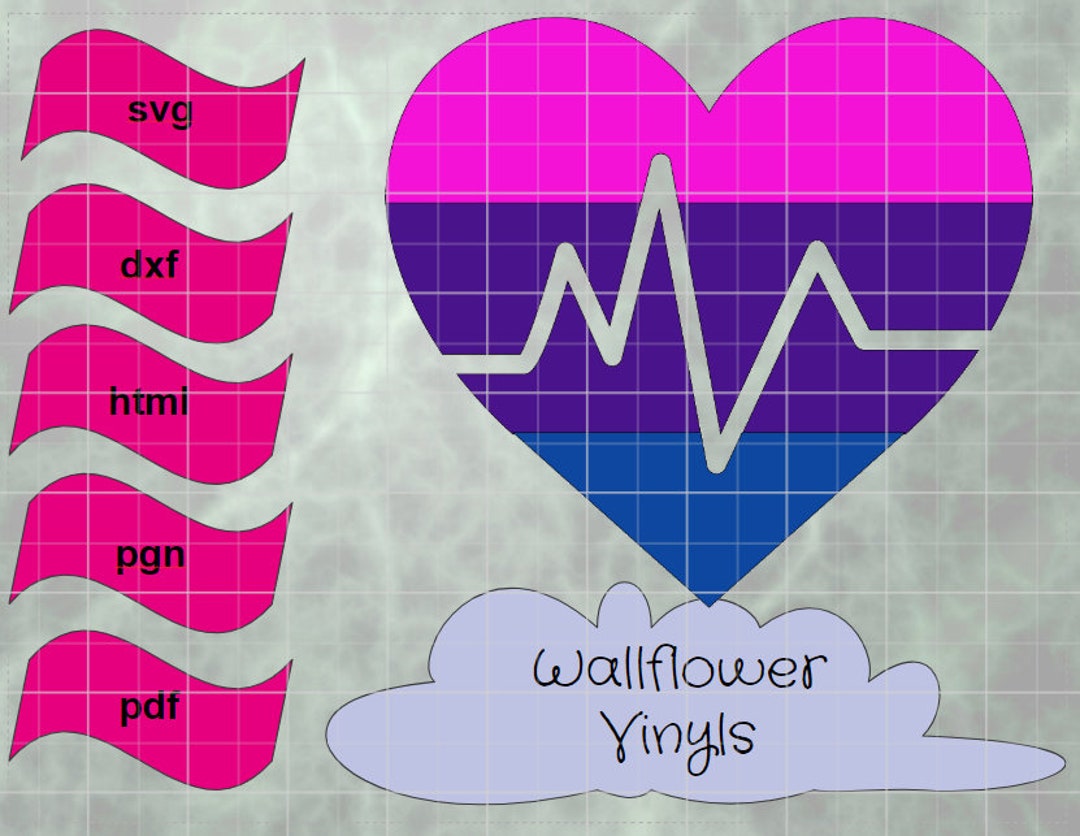 Bisexual Pride Svg, Pgn, Pdf, Html, Dxf - Etsy