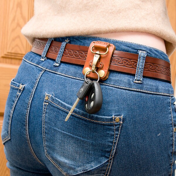 Belt Key Holder - Etsy