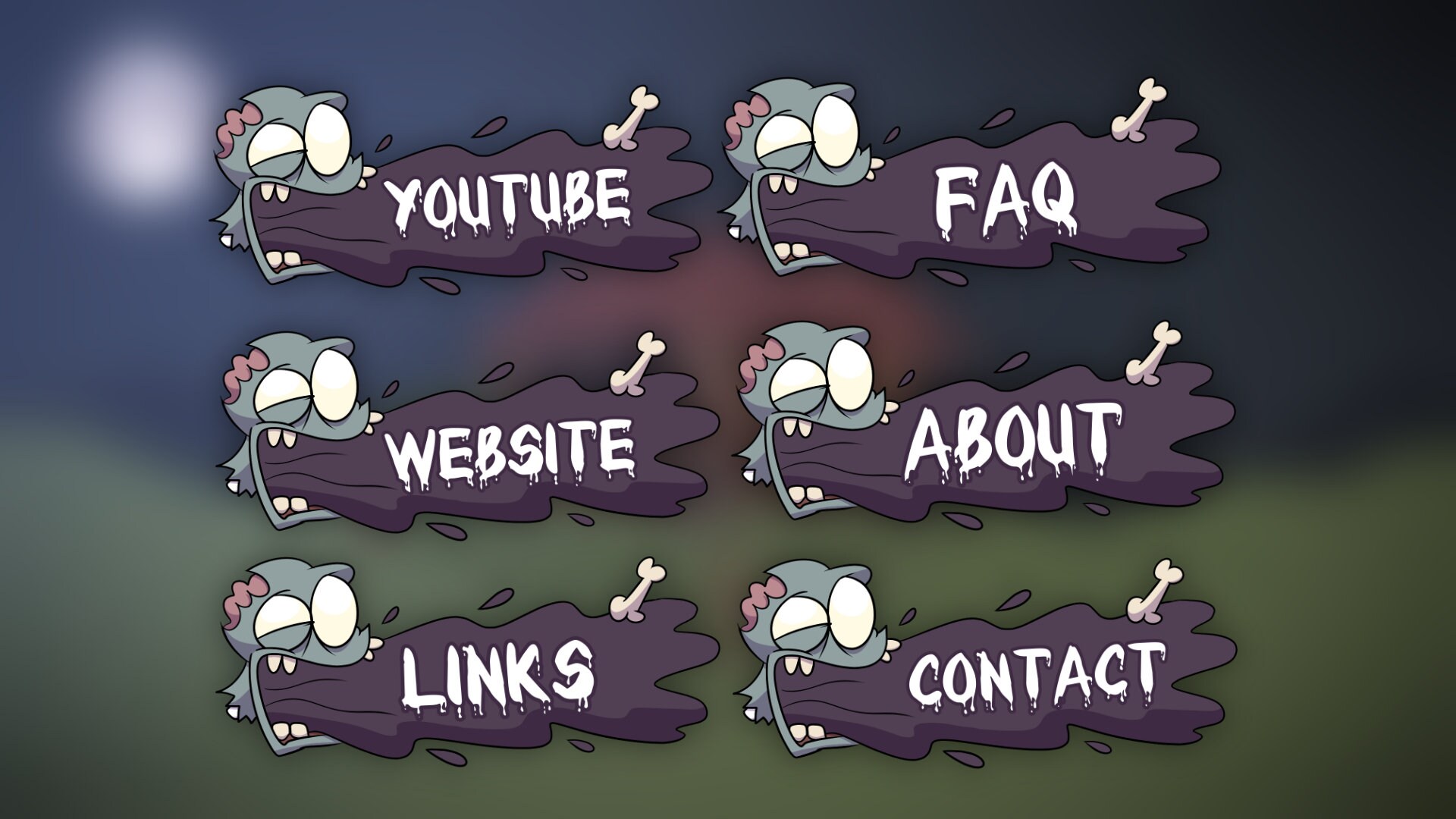 Full Animated Overlay Twitch Pack Zombie Shelter Stream - Etsy