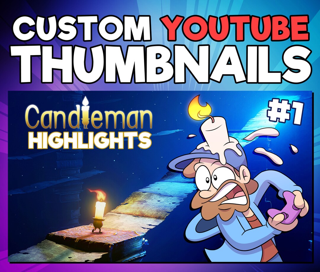 Custom Youtube Thumbnail - Cartoon Youtube Thumbnails for Your Youtube ...