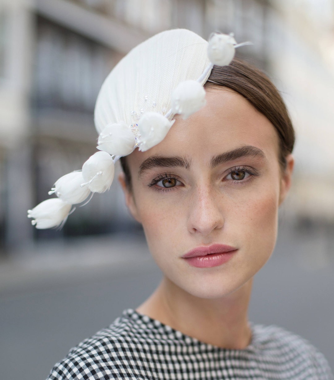 Bridal Headpiece,ivory Fascinator,wedding Accessory,pillbox Hat ...