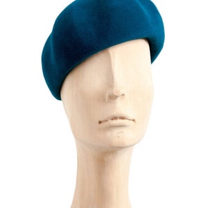 Dark Purple Felt Hat, Aubergine Beret, Plum Colour Hat, Grape Colour ...