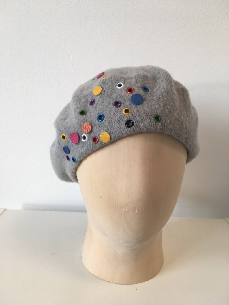 Grey Beret, Light Grey French Wool Beret, Soft Autumn,winter Woman’s ...