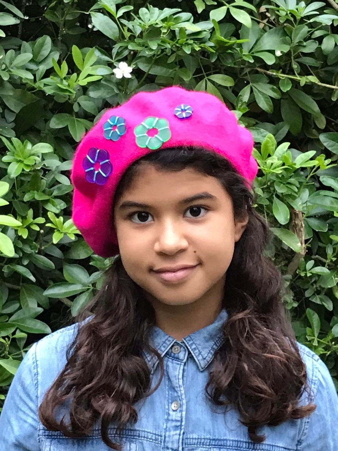 Pink Beret,fuchsia Pink French Wool Beret,soft New Wool Girl Hat,dark ...