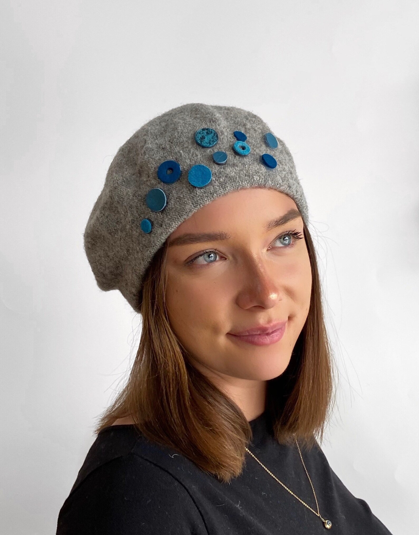 Unique Beige Beret Camel French Wool Beret Autumnwinter - Etsy