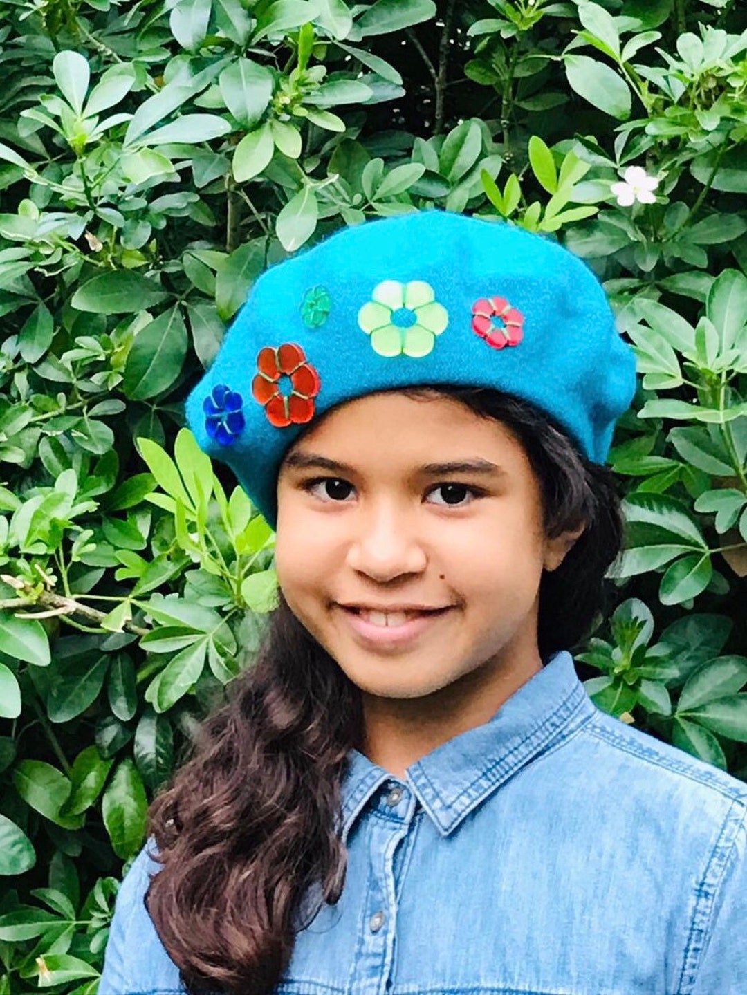 Turquoise Beret,girl Beret,blue French Wool Beret,soft Wool Girl Hat ...