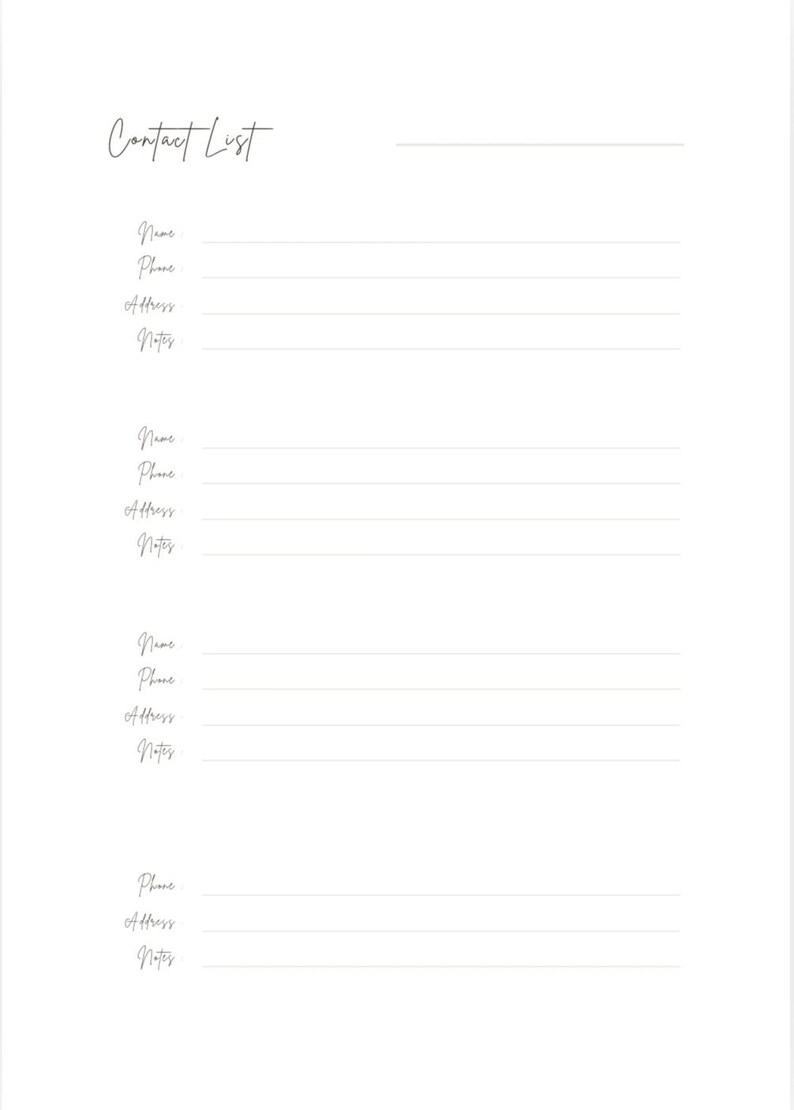 Postpartum Planner - Etsy