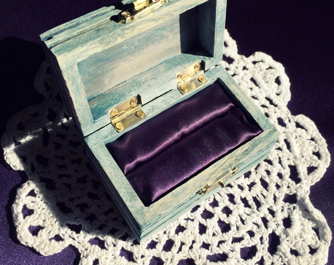 Satin Ring Holder Insert for Wedding Ring Box, Custom Color Ring or ...