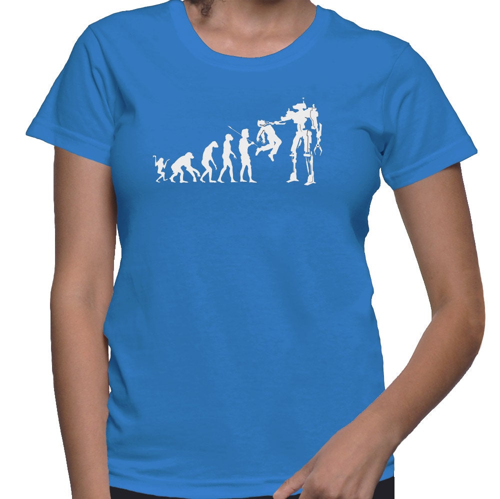 Evolution T-shirt Evolution to Termination Shirt Caveman Shirt Robot ...