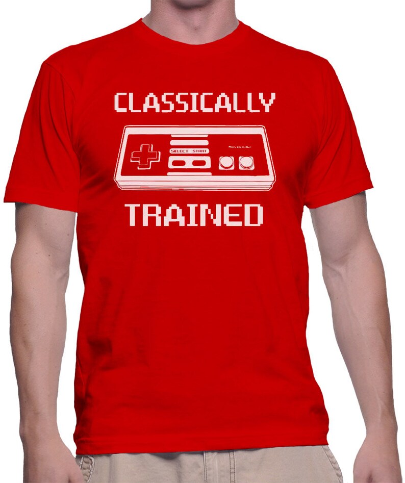 Gaming T-shirt Classically Trained Shirt Nintendo T-shirt NES Shirt ...