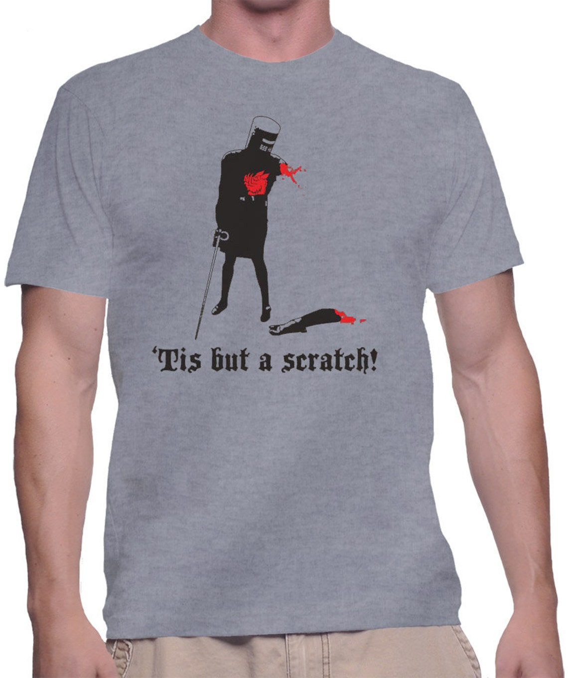 Tis but A Scratch T-shirt Monty Python and the Holy Grail - Etsy