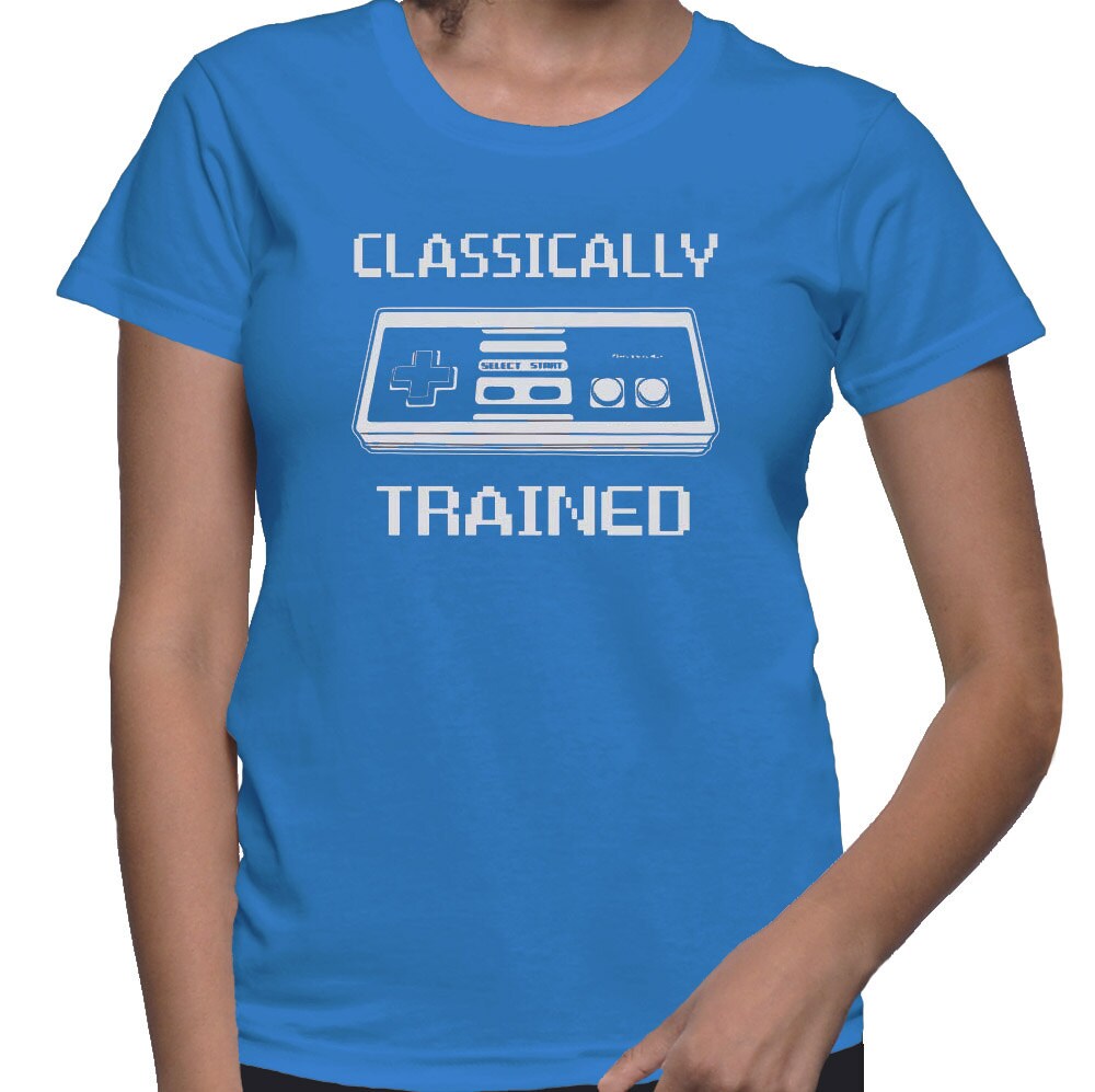 Gaming T-shirt Classically Trained Shirt Nintendo T-shirt NES - Etsy