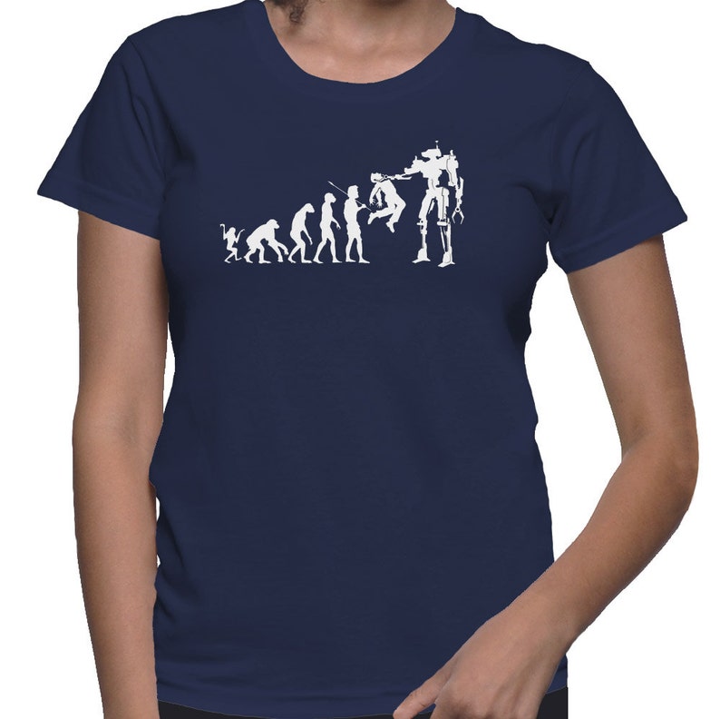 Evolution T-shirt Evolution to Termination Shirt Caveman Shirt Robot ...