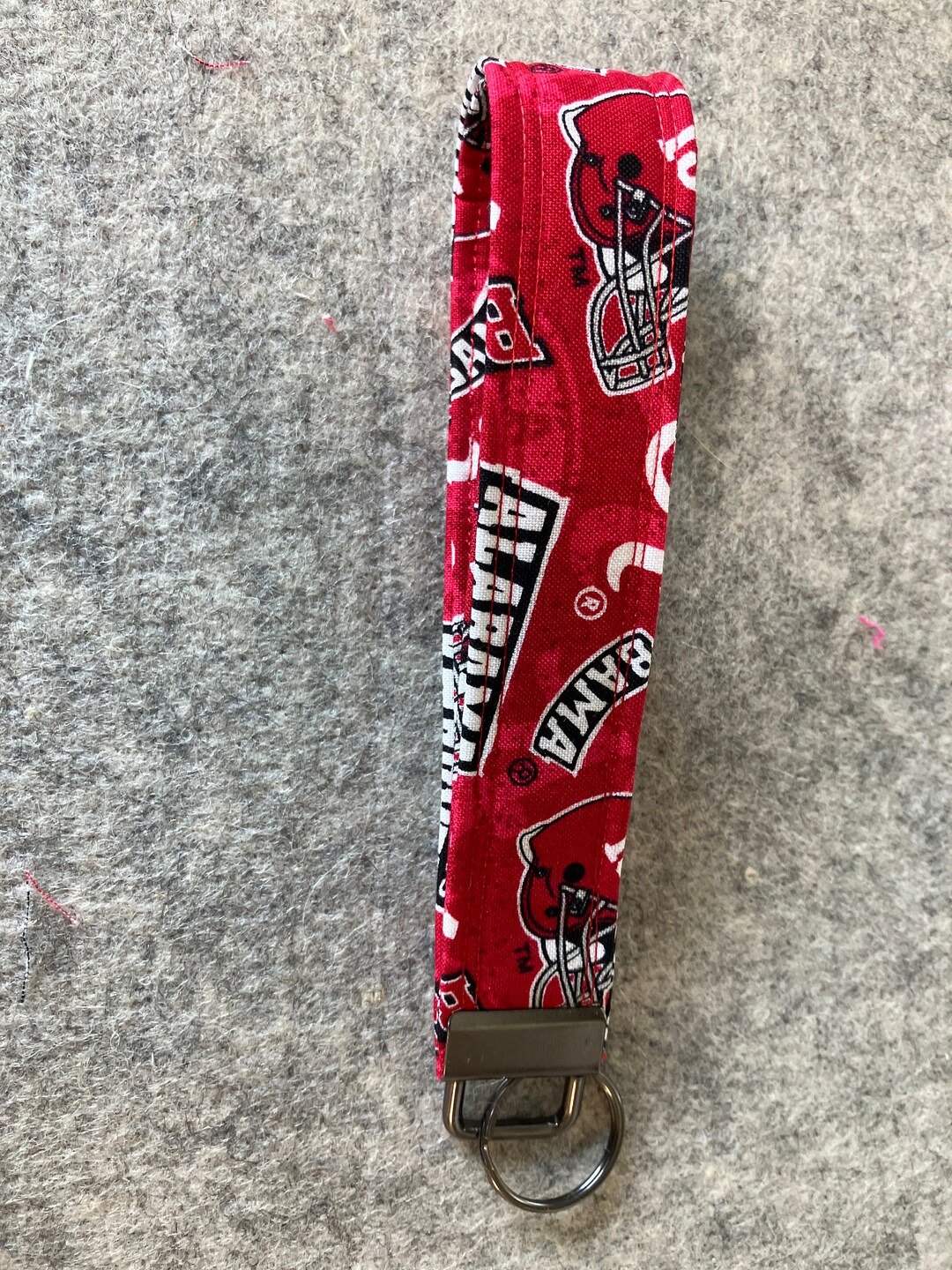 Alabama Crimson Tide University of Alabama Key Fob Wristlet - Etsy