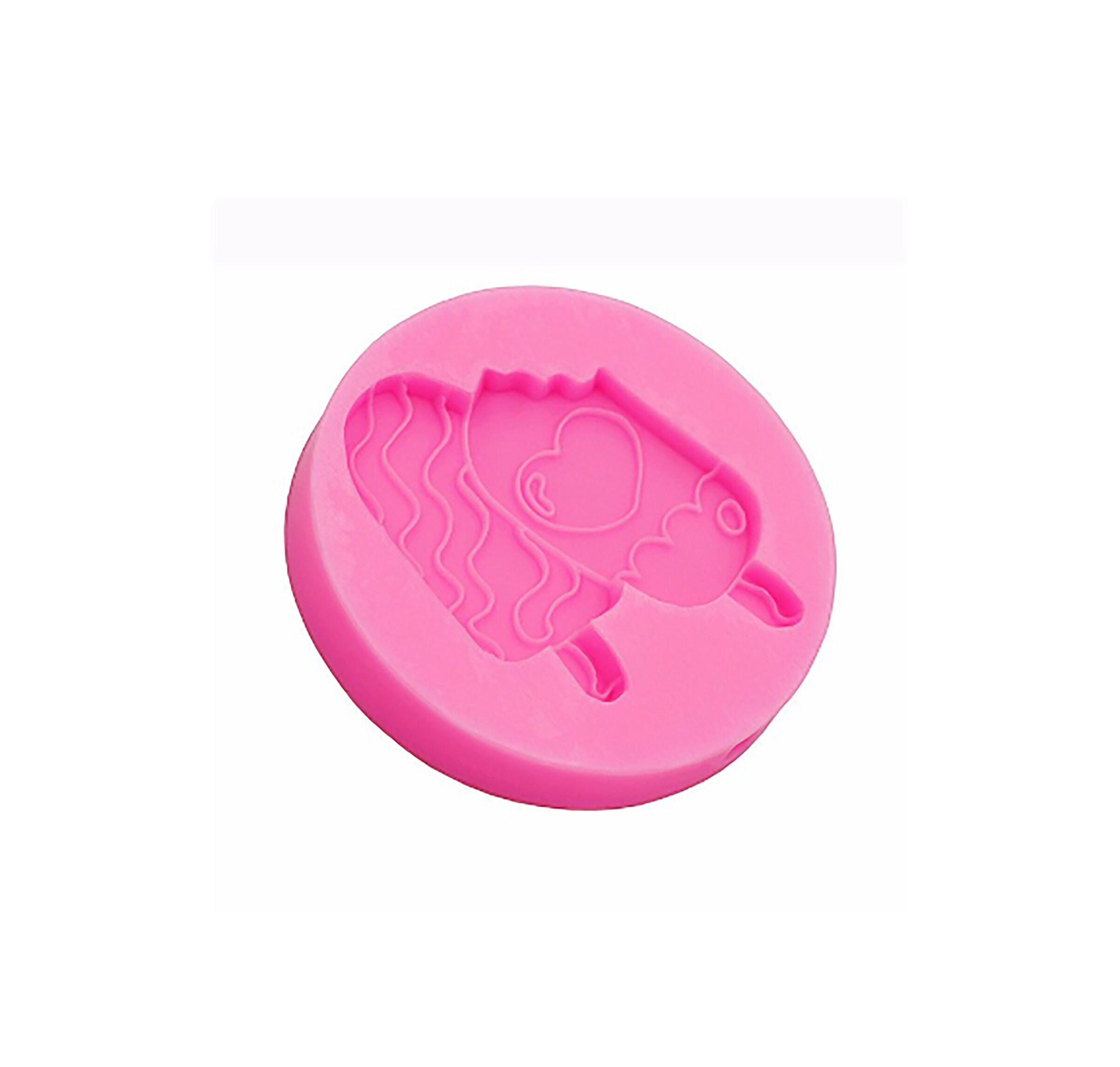 Kawaii Popsicle Silicone Mold Reusable Chocolate Candy Fondant Soap Wax ...
