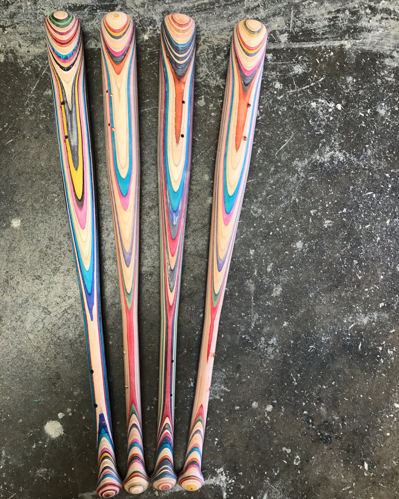 30 Recycled Skateboard Baseball Bat - Etsy