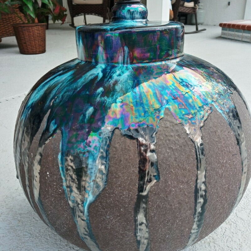 Drip Glaze Lamps - Etsy