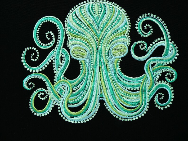 Beautiful Custom Emerald Green Octopus Sea Creature 10 - Etsy
